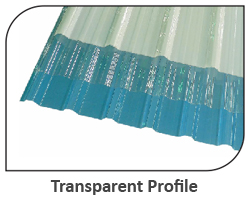 Manufacturers of uPvc Transparent Profile Roofing Sheets